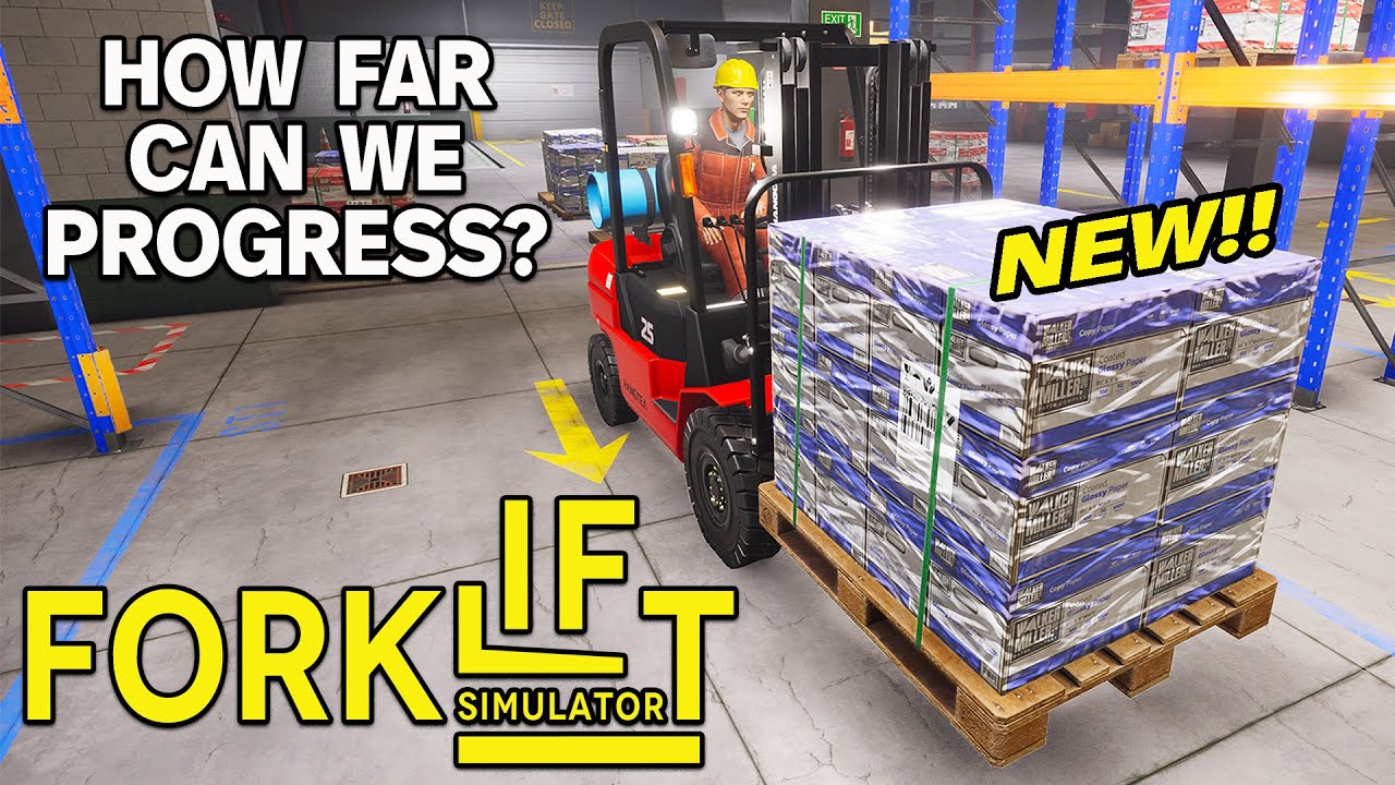 HOW FAST IS THE PROGRESS? NEW!! FORKLIFT SIMULATOR! COMING 29th AUGUST ...