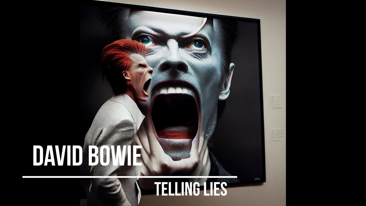 David Bowie - Telling Lies (lyrics video with AI generated images ...