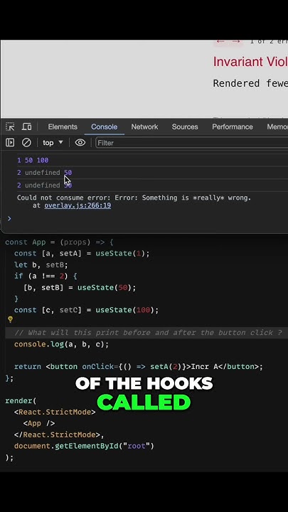 Why Hook Order Matters in React - Understanding React's Consistent Hook Invocation - YouTube