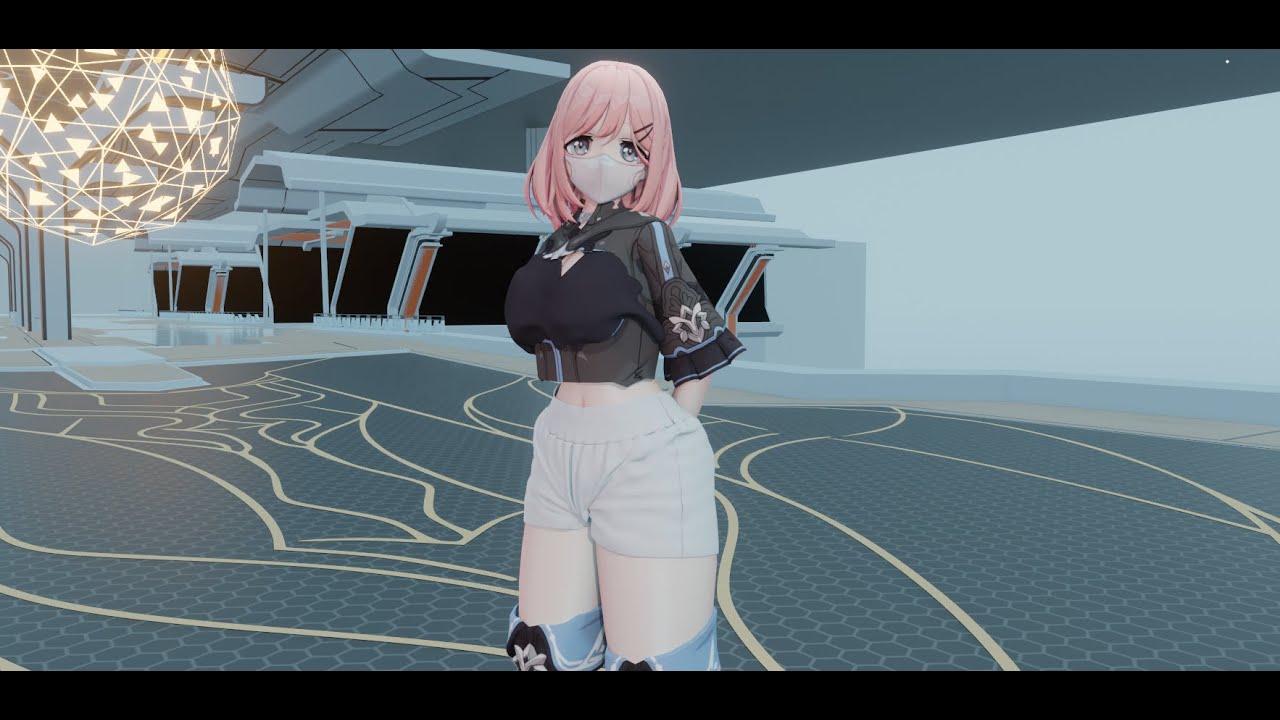 {MMD Blender}コントラスト{honkai impact 3/Timido Qute}cloth simulation - YouTube