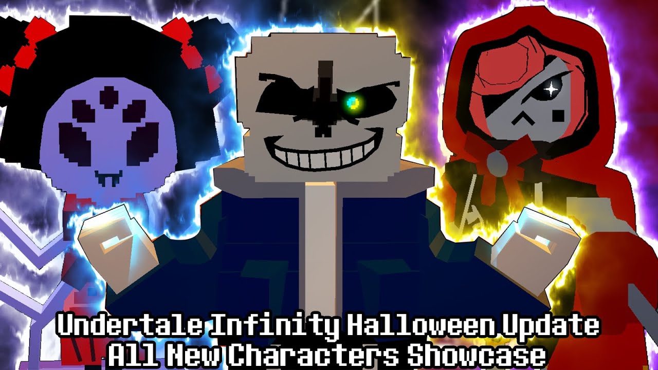 UPDATE + HALLOWEEN EVENT!!! Undertale Infinity All New Characters ...