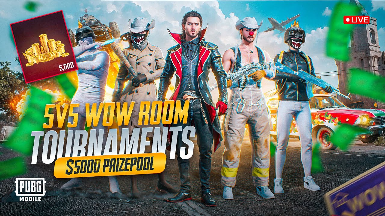 max 5v5 WOW Tournament || PRE FINAL || DAY 7 || PUBGMOBILE - YouTube