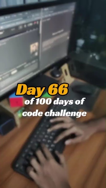Day 66 of 100 days of code challenge #100daysofcode #shorts - YouTube