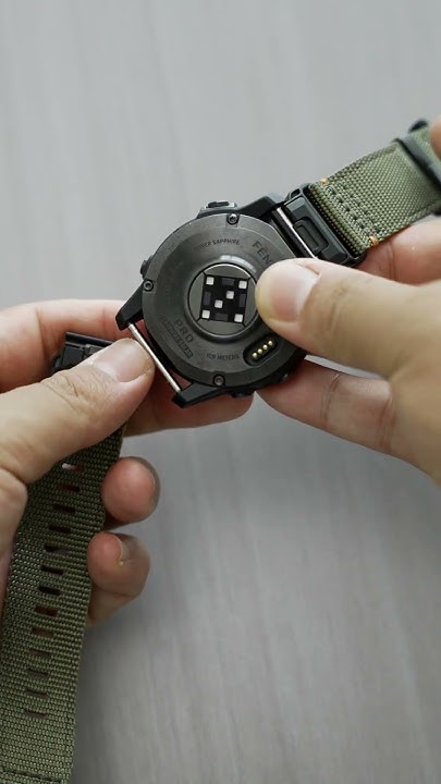 How To Replace Or Remove The Band On Garming Fenix 7x? - YouTube