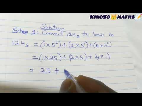 NUMBER BASES........how to convert from Base 10 to different Base.....📝 ...