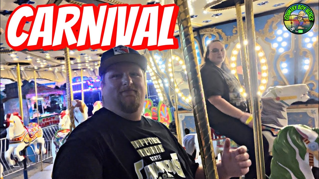Riding The Sketchy Farris Wheel At Gaffney Carnival - Cousin Rides A ...