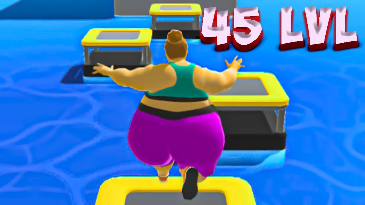 FAT 2 FIT Game All Levels Walkthrough Games Level 45 46 - YouTube
