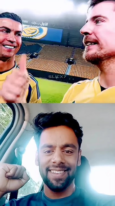 bro switched the player 😳#football #mrbeast #ronaldo #viralshorts #subscribe #ronaldoandmrbeast ...