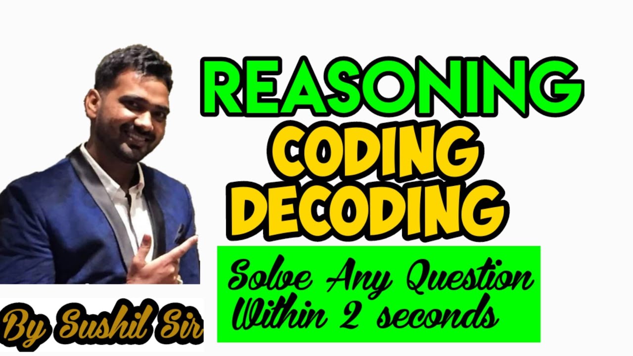 Coding Decoding Reasoning Tricks By Sushil Sir Youtube