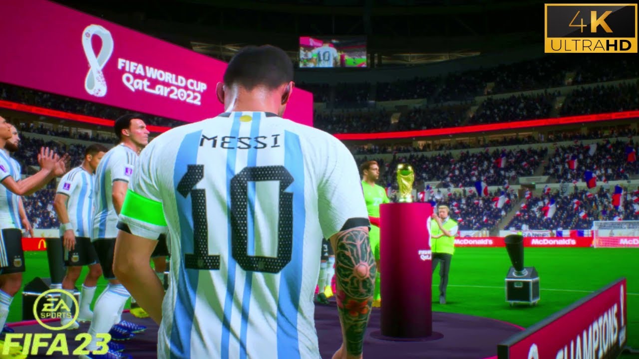 FIFA 23 - Argentina Vs France - Messi Vs Mbappe ( PC 4K )#viralvideo # ...