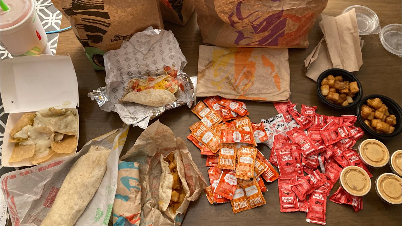 Del Taco & Taco Bell Rewards FREE FOOD - YouTube