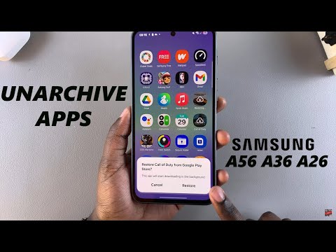 How To Unarchive Apps On Samsung Galaxy A36 / A56 / A26