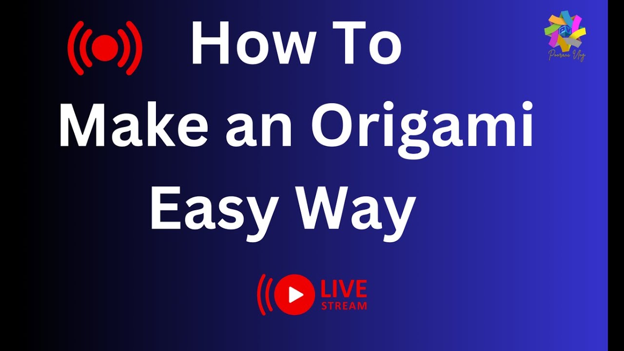 #origamiart How To Make Origami |Live Class |#origami_craft# #paper ...