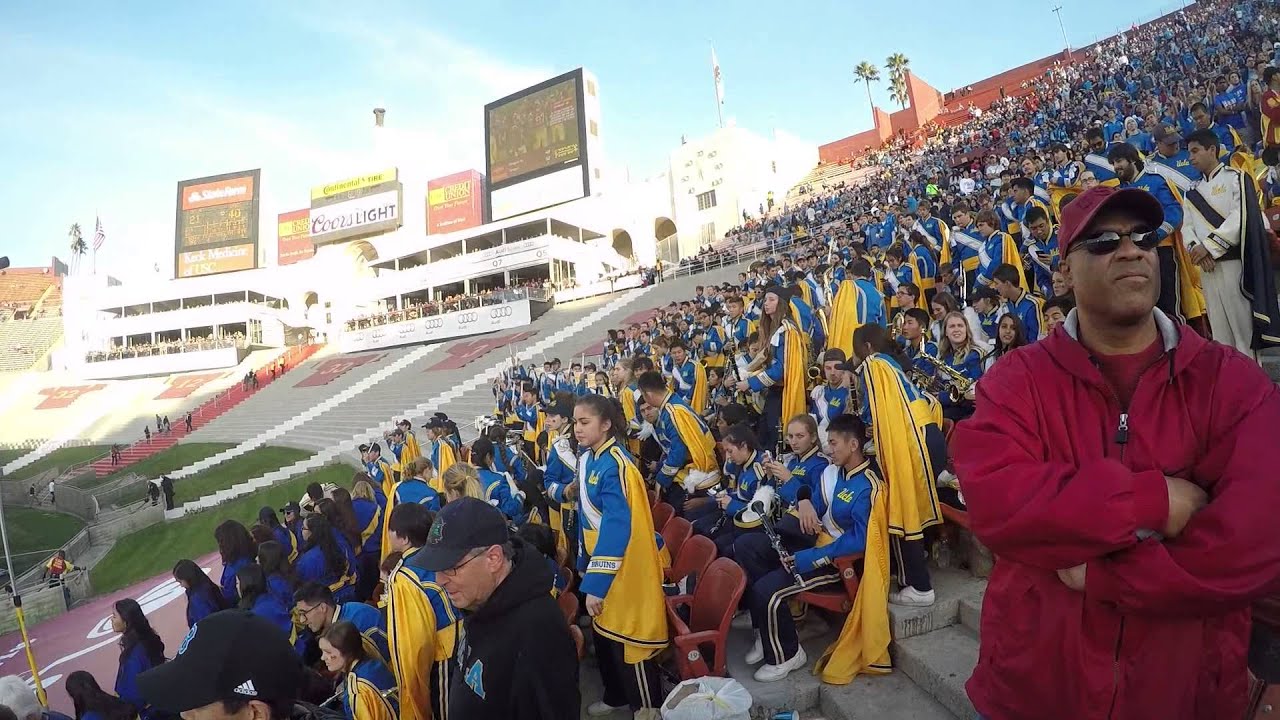 GoPro: The famous UCLA Marching Band - UCLA USC rivalry game 11.28.2015 ...