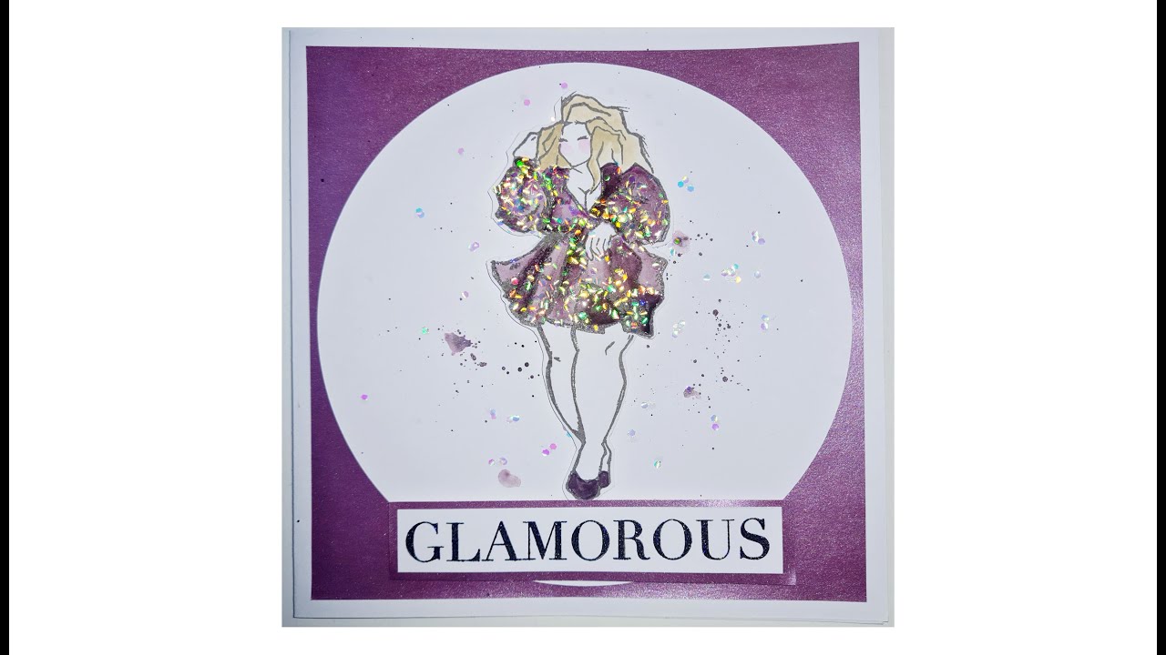 Make a Card for a Disco Diva with Daisy B Crafts - YouTube