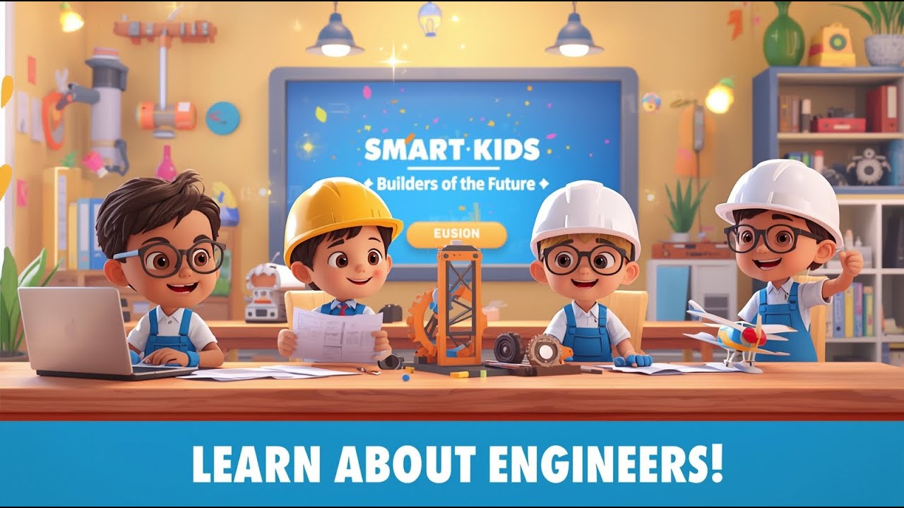 Types of Engineers for Kids | Learn About Builders of the Future | Smart Kids Masti Mind - YouTube