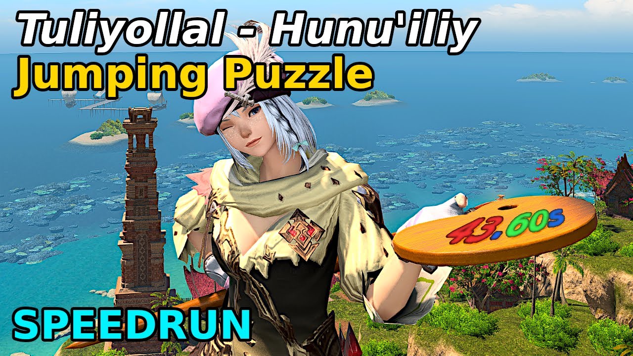 FFXIV - Tuliyollal Lighthouse (Hunu'iliy) - Jumping Puzzle Speedrun ...