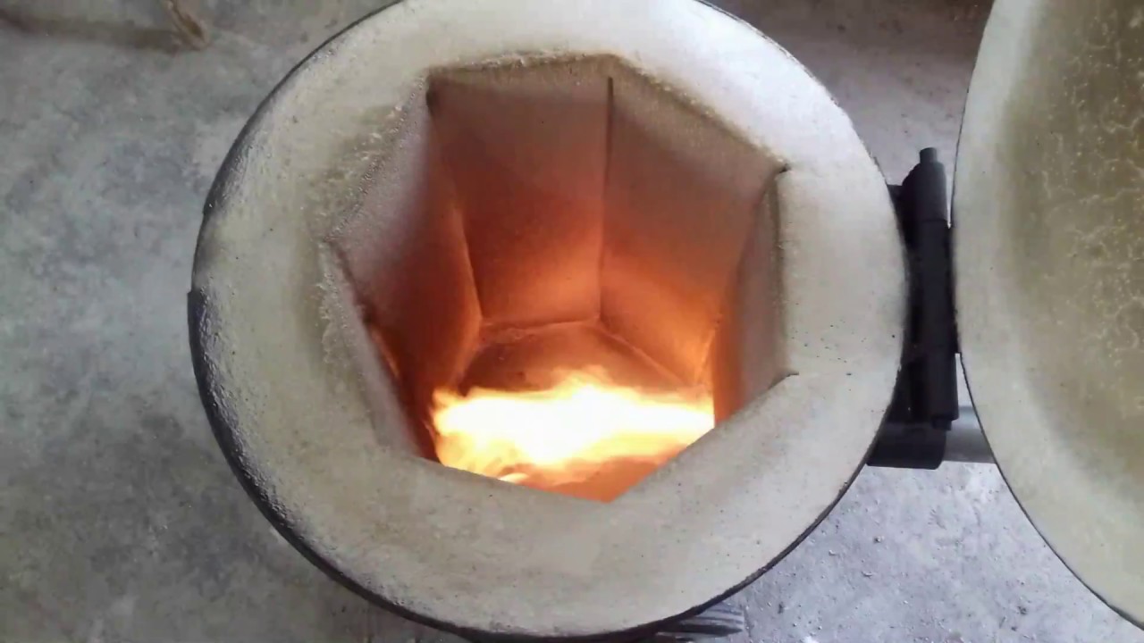 DIY aluminium casting ~ алюминиевое литье ~ καμίνι αλουμινίου - YouTube