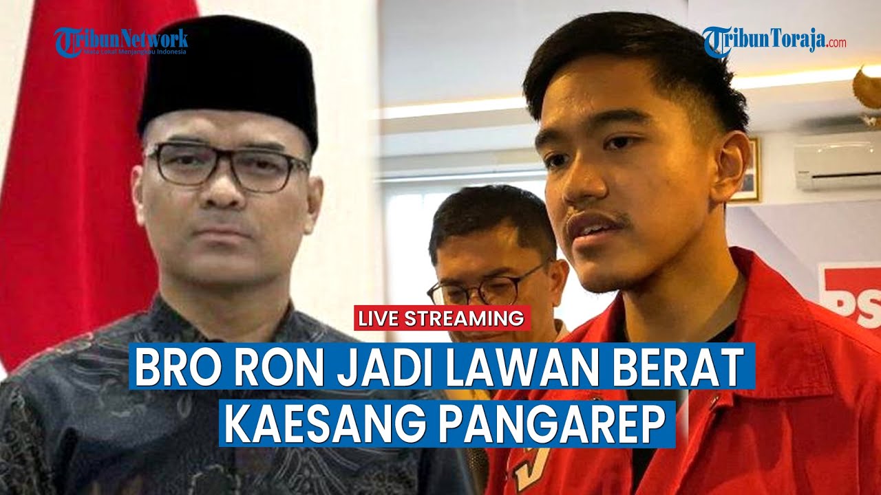 🔴Sosok Bro Ron Mengalahkan Kaesang Pangarep Dalam Pemilihan Raya Partai ...