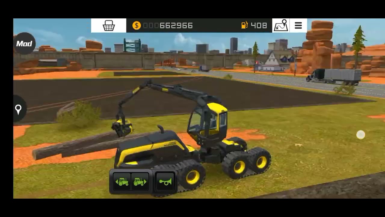 Forest Simulation In Farming Simulation 18 #9 - YouTube