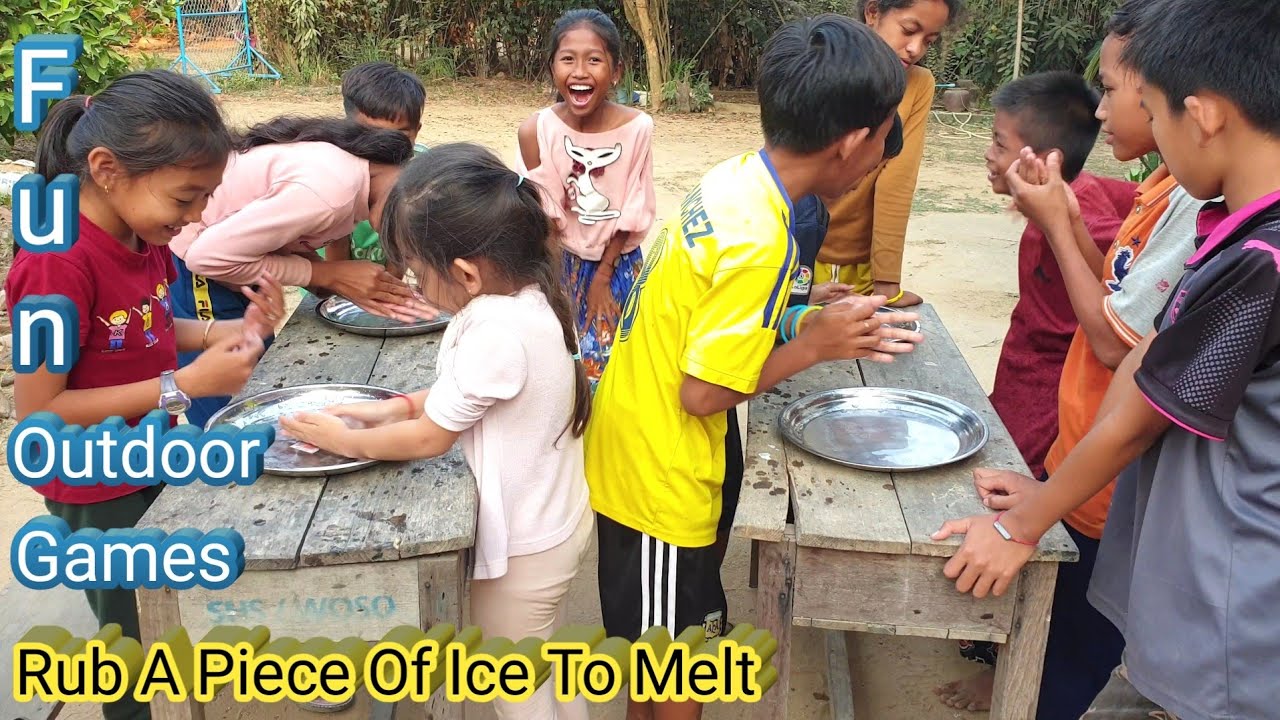 Rub A Piece Of Ice To Melt | Team Building Games | Fun Outdoor Games ...