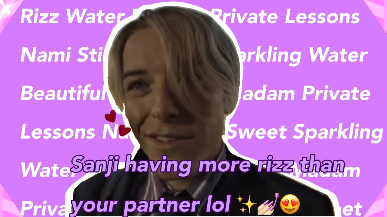 Sanji having more rizz than your partner for 2 minutes and 15 seconds ...