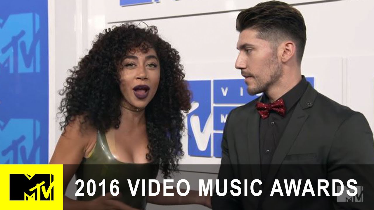 Shannon Boodram & Josh Leyva on VMA Red Carpet | 2016 Video Music ...