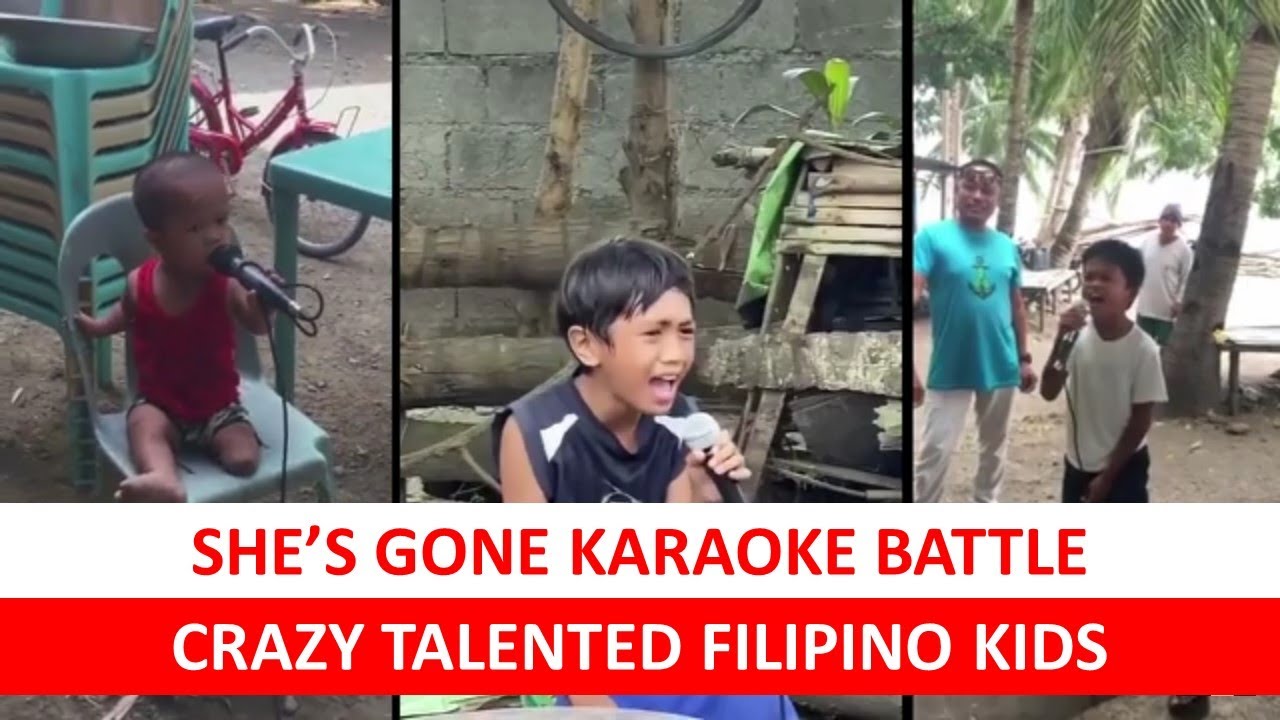 SHE'S GONE KARAOKE BATTLE ~ Very Talented Filipino Kids, Pinoy Kids ...