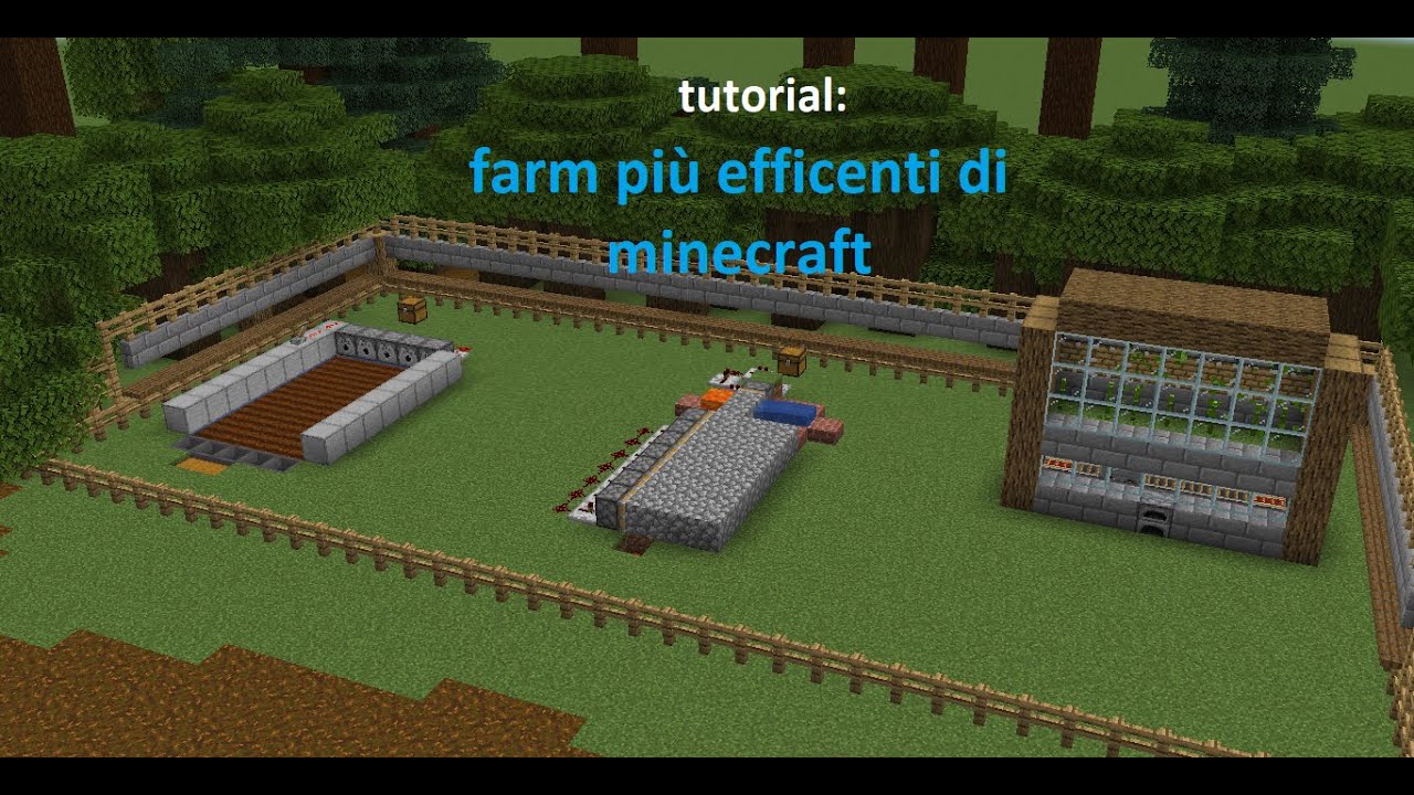 Tutorial le 3 farm Minecraft più efficenti !!! - YouTube