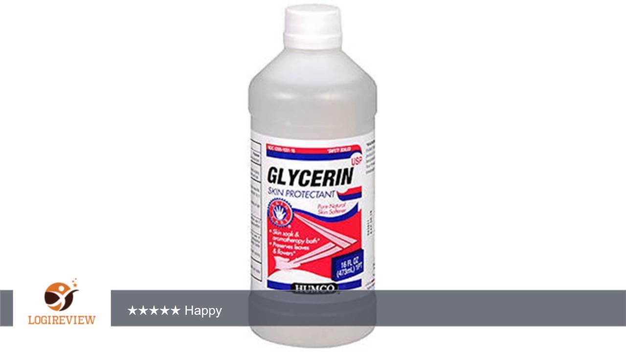 Humco Holding Group Glycerin, USP ANHYD, 16 oz | Review/Test - YouTube