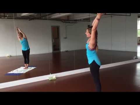 Half Moon Pose with Hands to Feet Pose