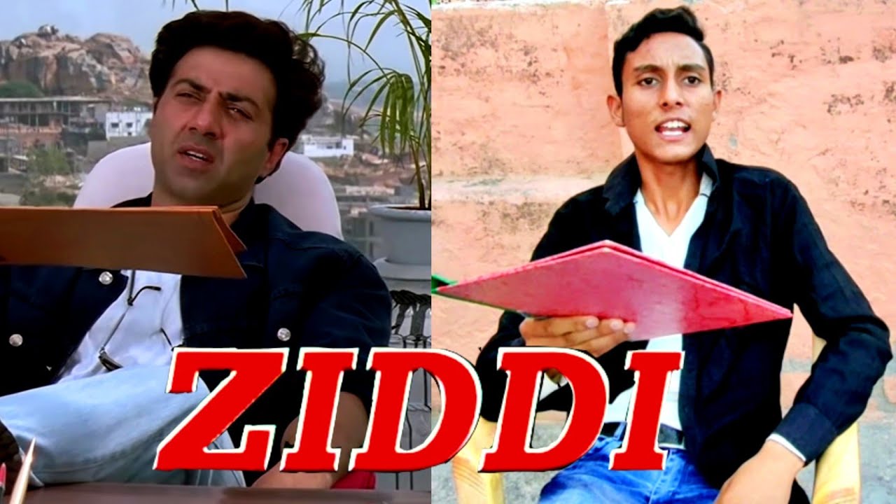 Ziddi {1997} | Sunny Deol Best Dialogue | Ziddi Movie Spoof | Ziddi ...