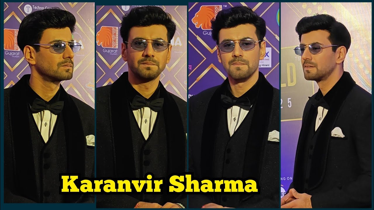 Karanvir Sharma Looking Dashing in Suit as Host at Iconic Gold Awards ...