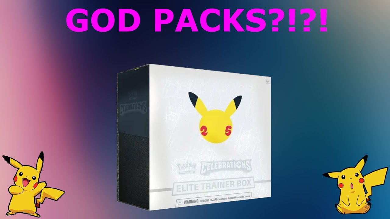 *CHARIZARD PULLED* CELEBRATIONS GOD PACKS - YouTube