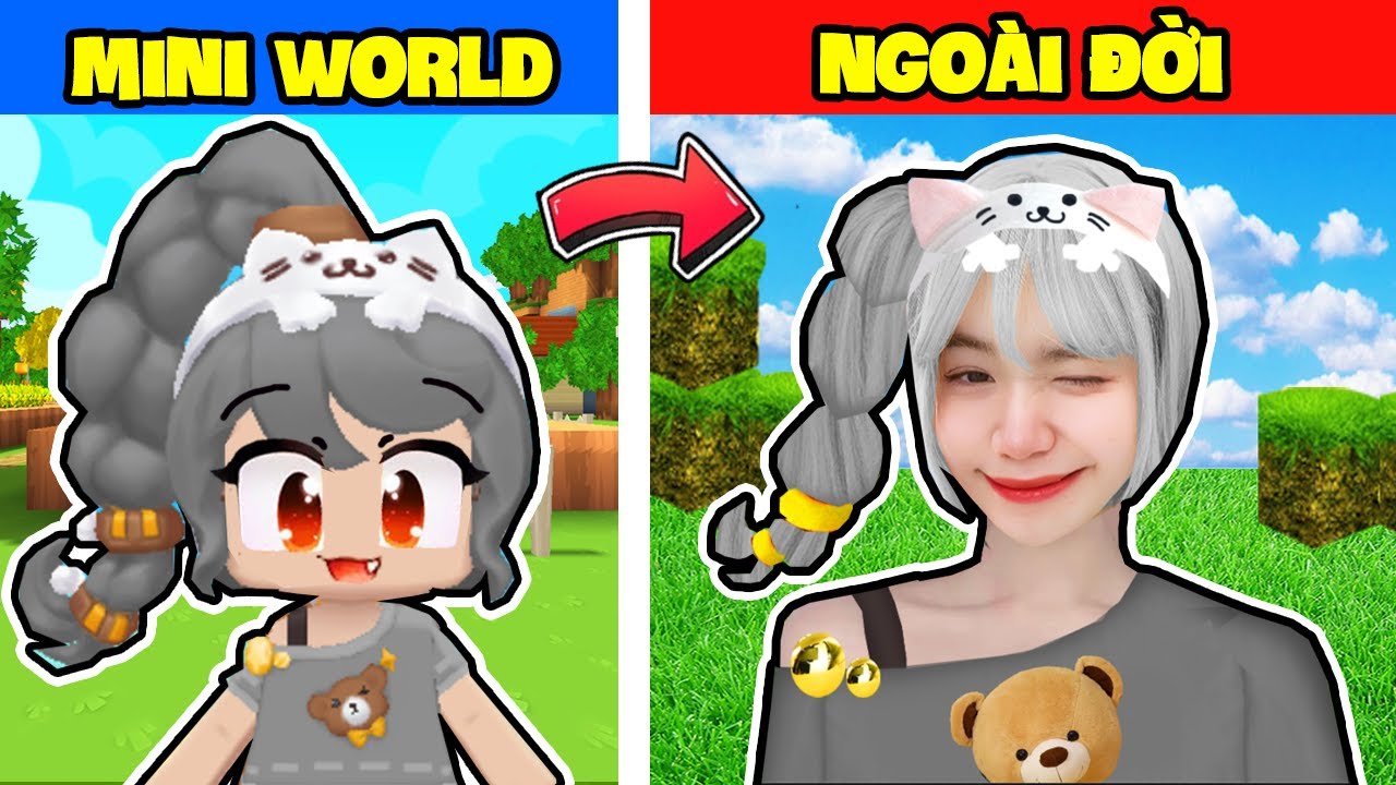 SAMMY THỬ THÁCH 24H ĂN MỌI THỨ TRONG MINIWORLD VÀ NGOÀI ĐỜI THỰC - YouTube