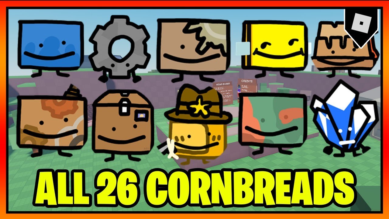 ALL 26 CORNBREADS in FIND THE CORNBREADS: TAKE 3 || Roblox - YouTube