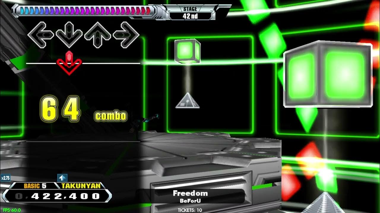 【DDR GRAND PRIX】Freedom【BASIC】 - YouTube