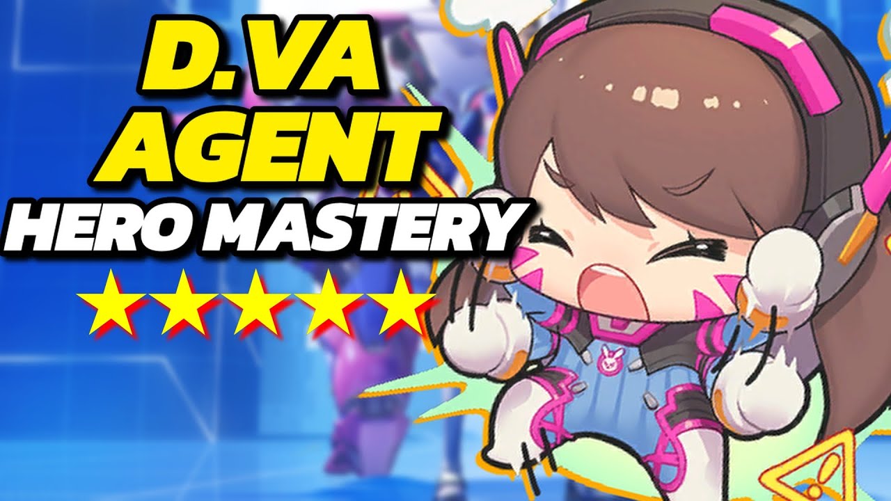 「Hero Mastery」 D.VA AGENT *BETTER ROUTE* 5 STARS (Overwatch 2 Guide) - YouTube