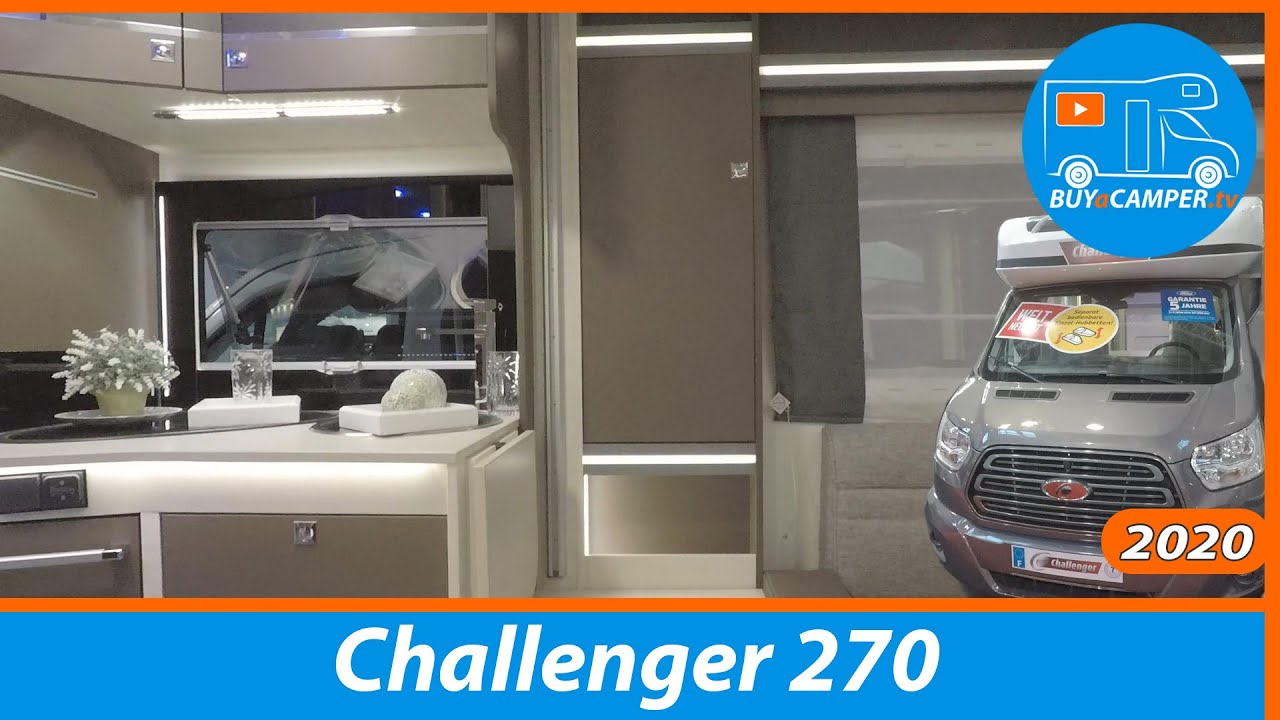 innovative room concept | Challenger 270 | 2* fold-down beds | low ...