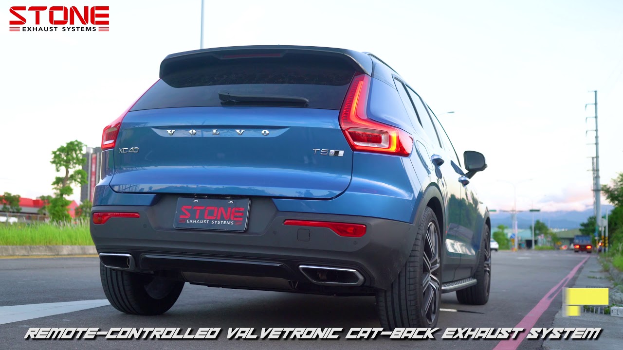 Volvo V316 XC40 T5R with Stone Exhaust Eddy Catalytic DP + Valvetronic ...
