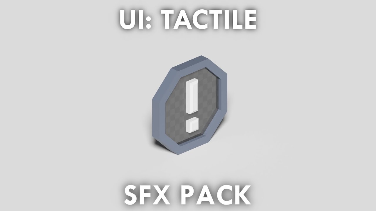 UI: Tactile || Sound Library Demo - YouTube