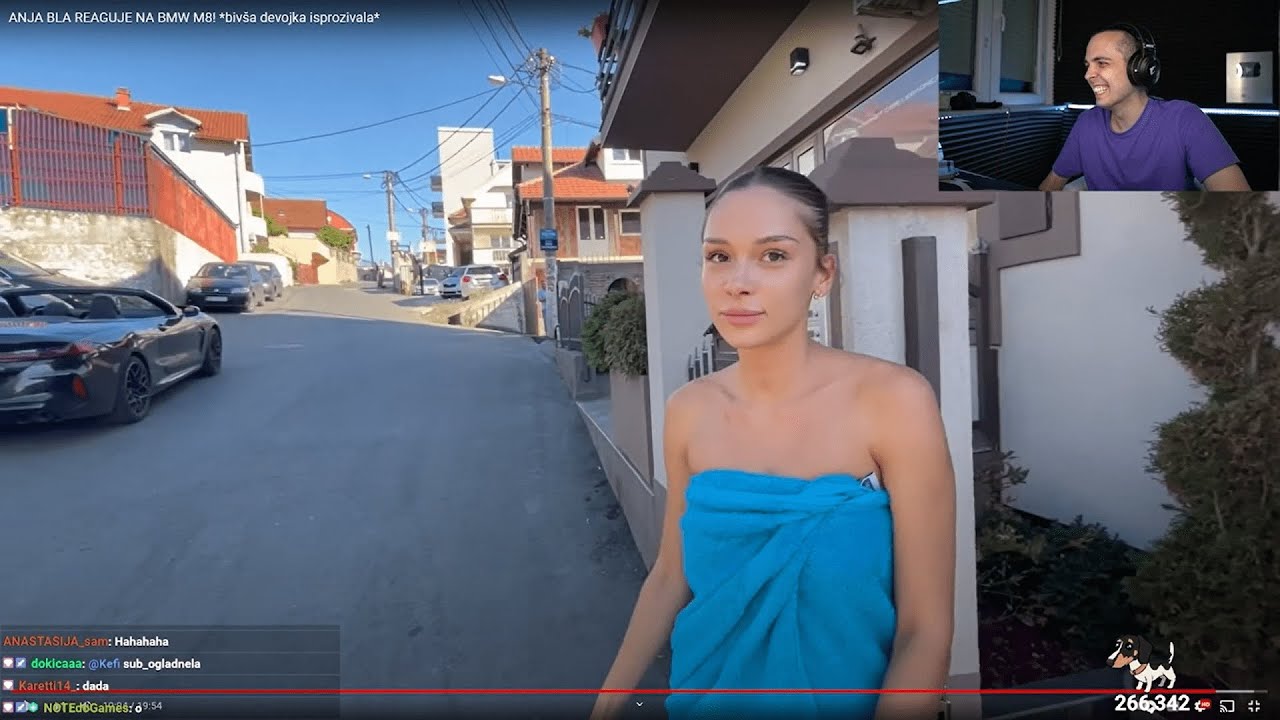 GUH REAGUJE NA BAKIN KLIP - ANJA BLA REAKCIJA NA BMW M8 !! - YouTube