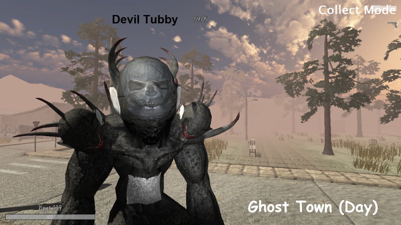 Slendytubbies 3: Awakening - Collect Mode | Ghost Town (Day) - YouTube