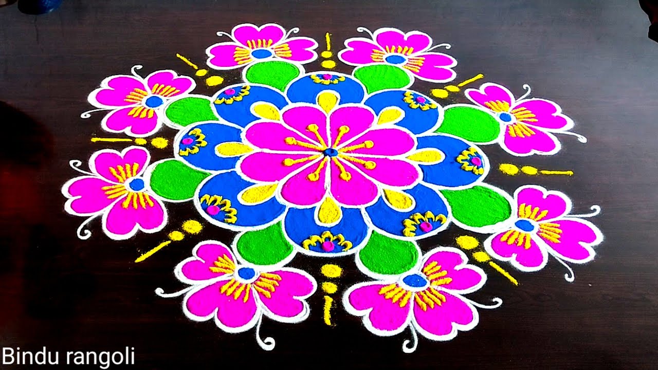 Sankranthi Muggulu Designs/Sankranthi Chukkala Muggulu/Sankranthi ...