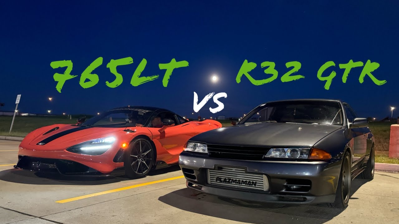 MCLAREN 765LT OWNER CALLS OUT MY 1000HP R32 GTR * HE WAS SURPRISED ...