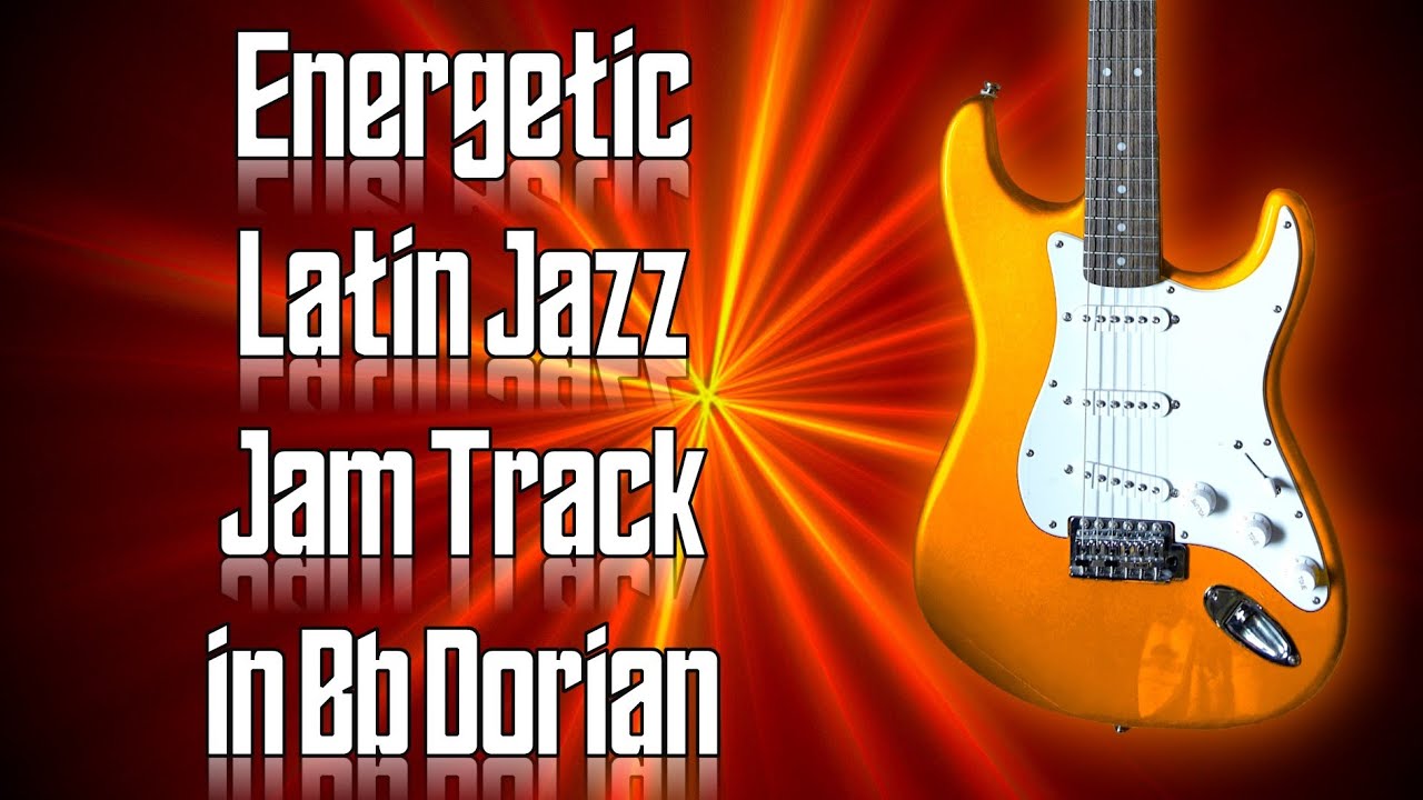 Energetic Latin Jazz Jam Track in Bb Dorian 🎸 Guitar Backing Track ...