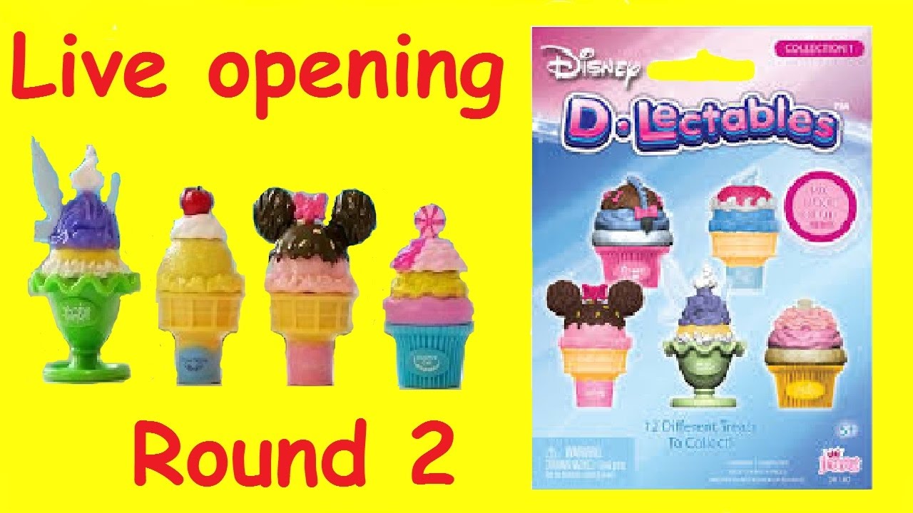 Disney D Lectables Surprise Egg Live Stream Opening Round 2 ...