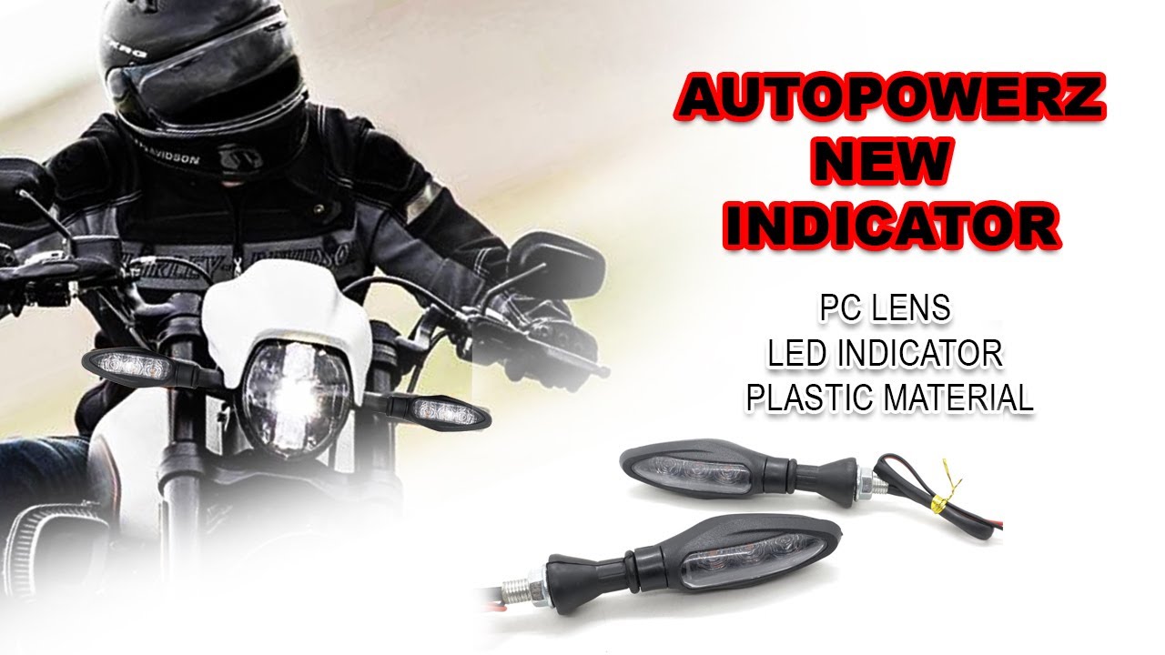 AUTOPOWERZ New indicator For bike with Premium design and yellow light ...