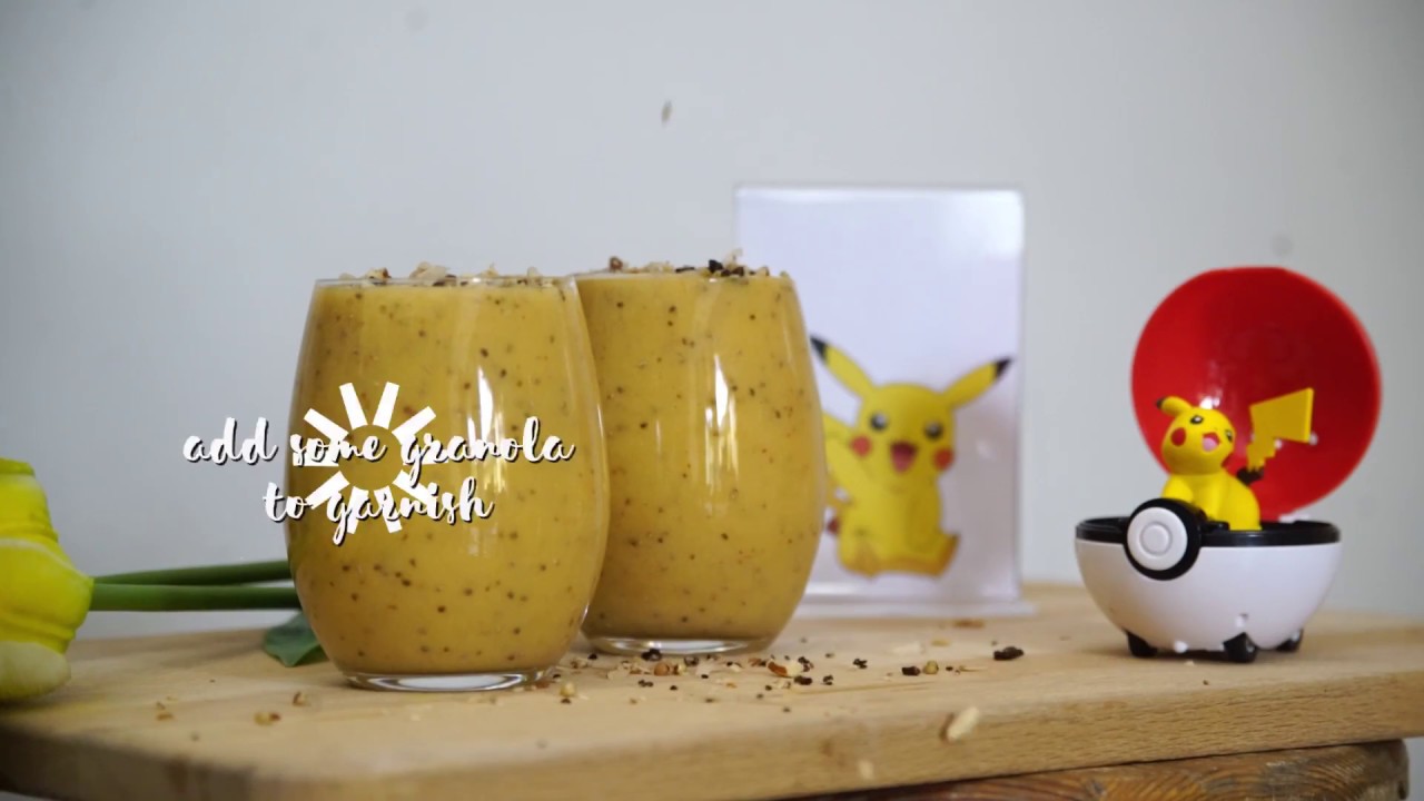 Pikachu Smoothie - YouTube