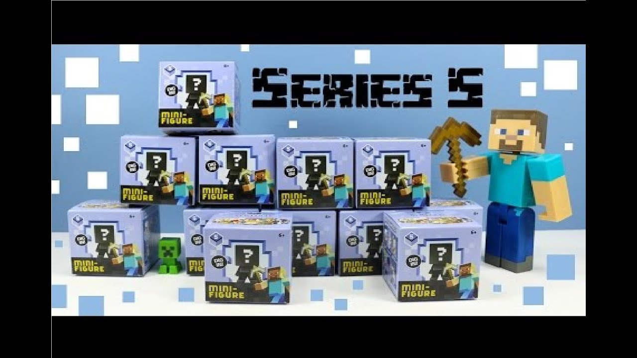 Minecraft Mystery Mini Unboxing And Reveiw - YouTube